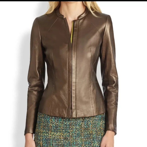 Lafayette 148 New York | Jackets & Coats | Lafayette 48 New York Brown ...